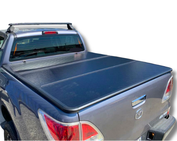 Aluminium Hard Lid Tri-Fold Tonneau Cover for Mazda BT-50 Dual Cab (20 ...