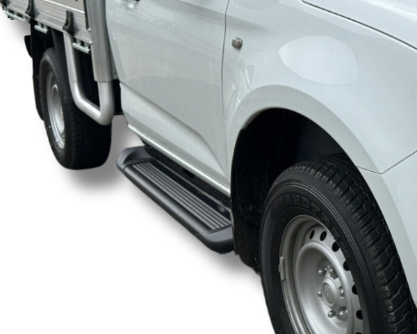 Aluminium Side Steps for Isuzu D-MAX Single Cab - Black (09/2020 - 202 ...