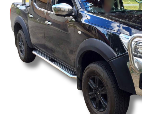 Aluminium Side Steps for NP300 D23 Nissan Navara Dual Cab (2015 - 2021 ...