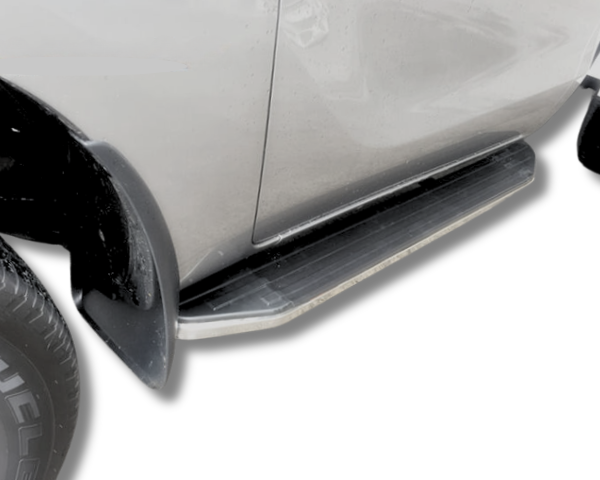 Aluminium Side Steps for NP300 D23 Nissan Navara Single Cab Chassis ...