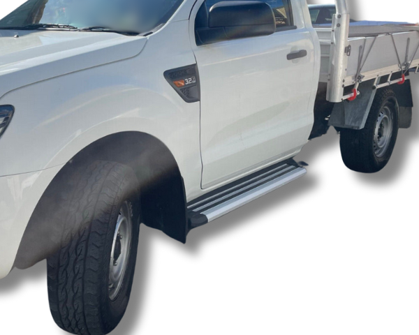 Aluminium Side Steps for PX1 / PX2 / PX3 Ford Ranger Single Cab (2012 ...