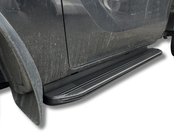 Aluminium Side Steps for PX1 / PX2 / PX3 Ford Ranger Single Cab - Blac ...