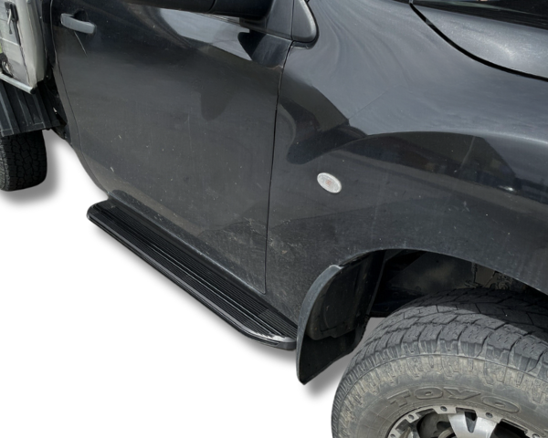Aluminium Side Steps for RG Holden Colorado Single Cab - Black (2012 ...