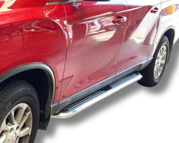 Aluminium Side Steps for SsangYong Musso / Musso XLV Dual Cab (2019 ...