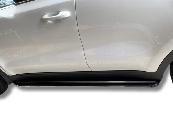 Aluminium Side Steps for Toyota RAV 4 - Black/Chrome (2013 - 2018 ...