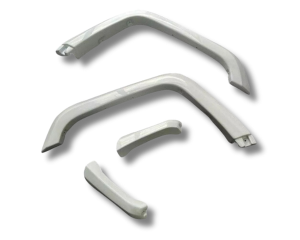 Flares for 79 Series Toyota Landcruiser Workmate / GXL - White - Front ...