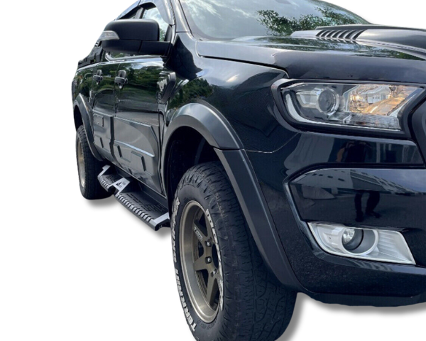 Flares for PX2 / PX3 Ford Ranger Dual Cab XL / XLS / XLT - Matte Black ...