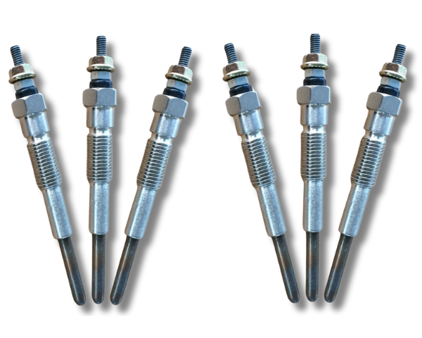 Glow Plugs x 6 for 70 / 80 / 100 / 105 Series Toyota Landcruiser 1HZ 4 ...