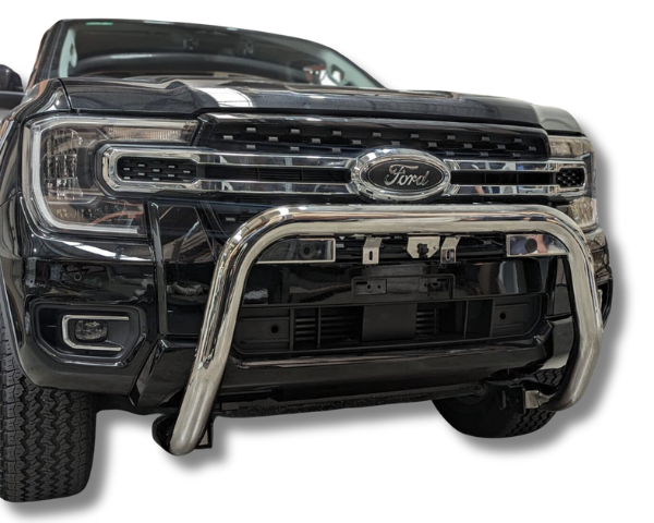 Stainless Steel Nudge Bar for Ford Ranger Next Gen Sensor Compatible ...