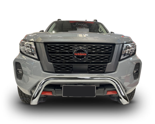 Stainless Steel Nudge Bar for D23 Nissan Navara Sensor Compatible (202 ...