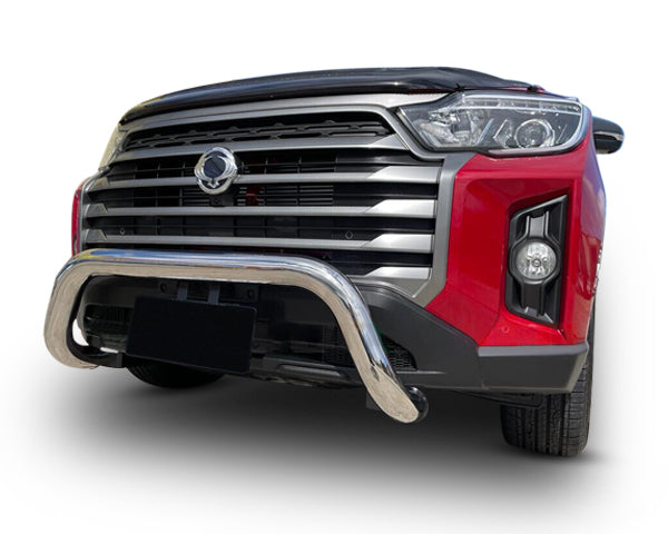 Stainless Steel Nudge Bar for SsangYong Musso Facelift Sensor Compatib ...