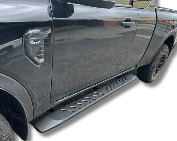 Steel Side Steps for Mazda BT-50 Freestyle Cab - Matt Black (09/2020 ...