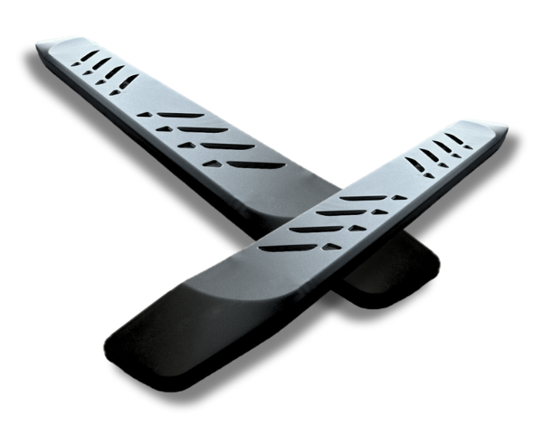 Steel Side Steps for PX1 / PX2 / PX3 Ford Ranger Single Cab - Matt Bla ...