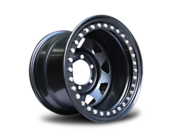 15x10 Steel Imitation Beadlock Wheel Rim for 40 / 45 Series Toyota Lan ...