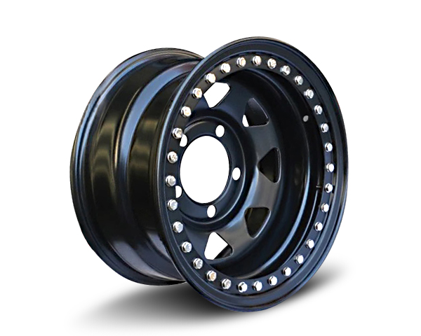 16x8 Steel Imitation Beadlock Wheel Rim for 78 Series Toyota Landcruis ...