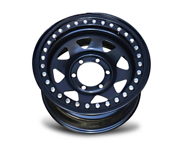 16x8 Steel Imitation Beadlock Wheel Rim for D22 Nissan Navara (0 Offse ...