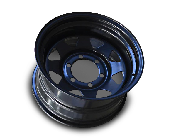 16x8 Steel Triangle-Hole Wheel Rim for Ford Courier (-23 Offset / 6/13 ...