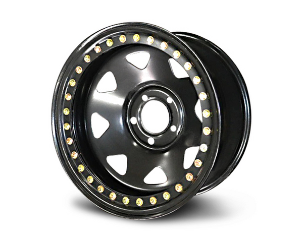 17x8 Steel Beadlock Wheel for Jeep Cherokee 1999+ (-25 Offset / 5/127 ...