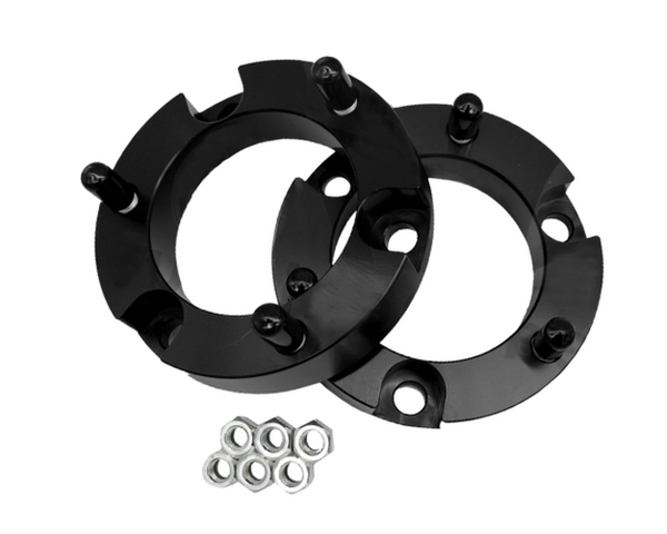 25mm Front Coil Strut Spacers for 120 / 150 Series Toyota Prado - Blac ...