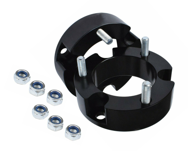 35mm Front Coil Strut Spacers for 120 / 150 Series Toyota Prado - Blac ...
