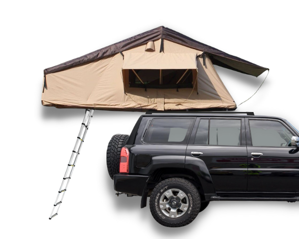 3.1m x 1.4m Rooftop Camping Tent + Ladder – Aussie 4x4 Pro