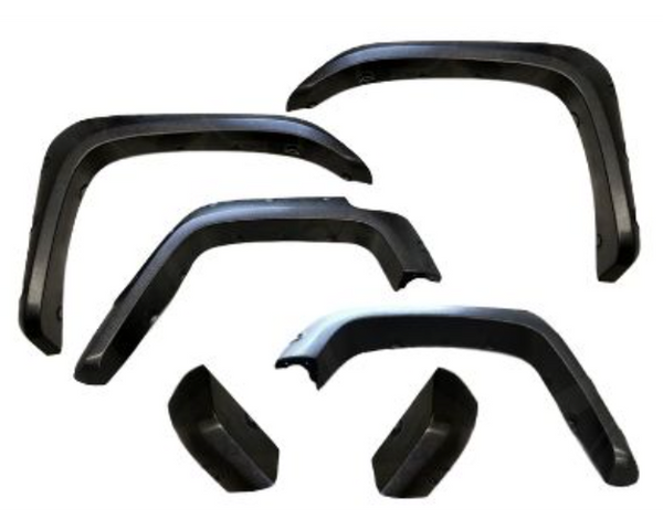 Flares for Toyota FJ Cruiser - Gloss Black - Set of 4 (2007 - 2014 ...
