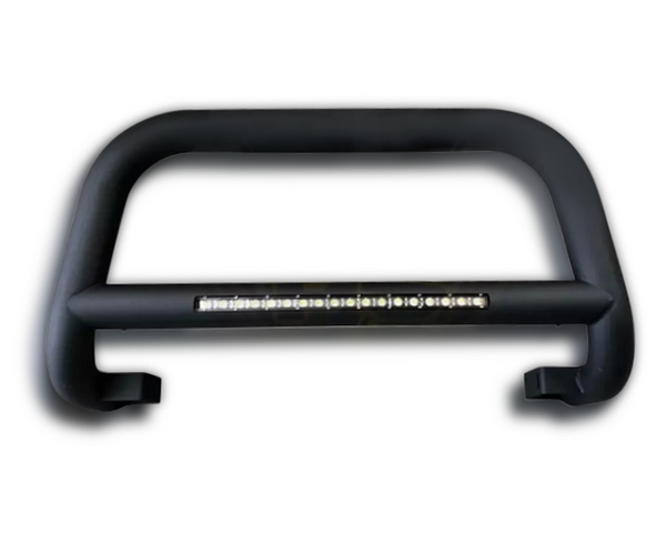 Nudge Bar for MQ Mitsubishi Triton with Light Bar - Black (2015 - 2018 ...
