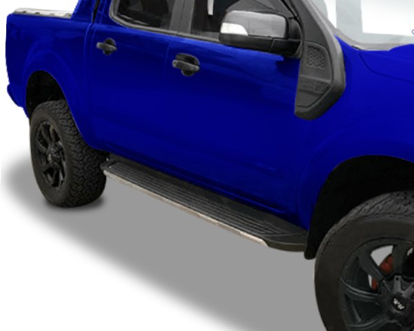 Side Steps for PX1 / PX2 Ford Ranger Wildtrak Dual Cab - Black (2012 ...