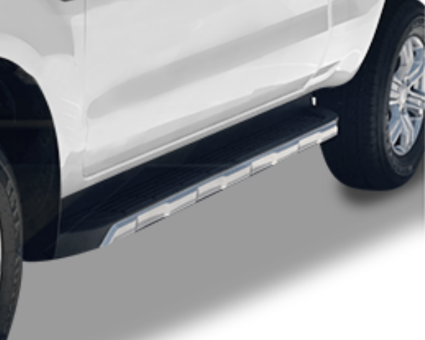 Side Steps for PX1 / PX2 Ford Ranger Wildtrak Space Cab - Black (2011 ...
