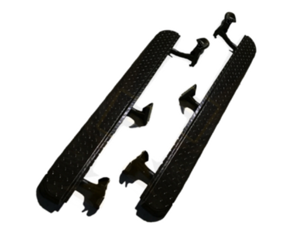 Side Steps for PX1 / PX2 / PX3 Ford Ranger Dual Cab in Heavy Duty Stee ...